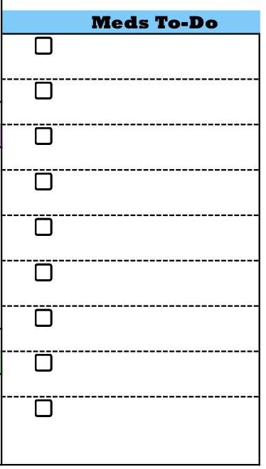 Inpatient Nurse Report Sheet | Detailed Patient Worksheet (printable ...