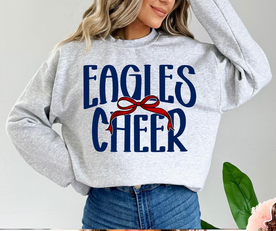 Eagles Cheer Coquette Bow Png - Etsy