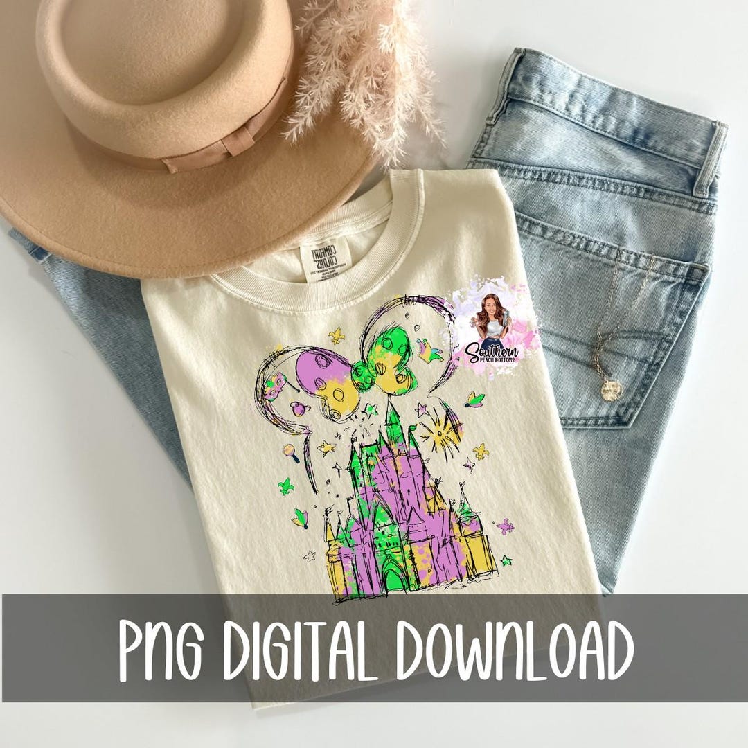 Mardi Gras Castle Mouse Head, PNG File - Etsy