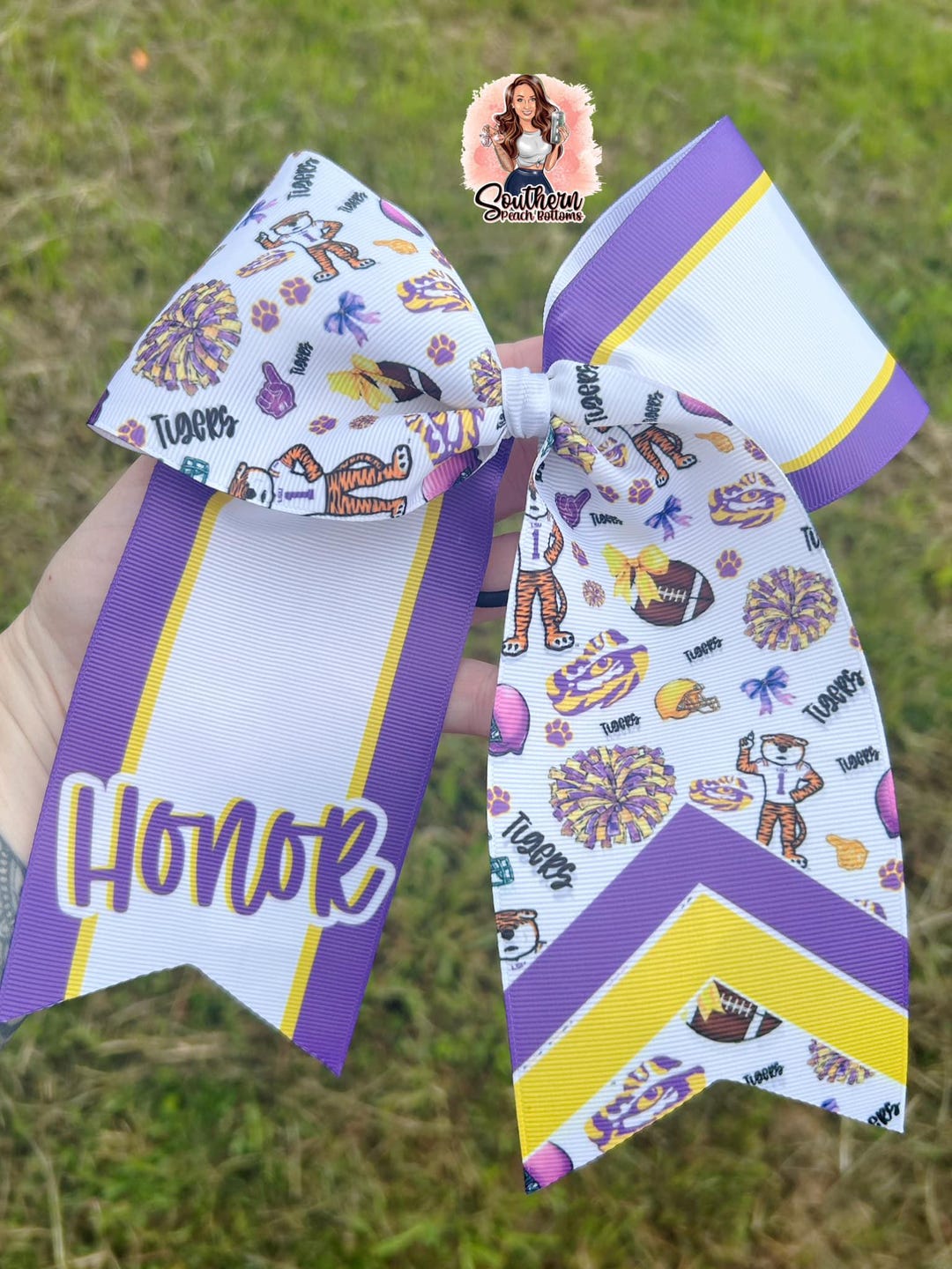 Tigers 3" Bow - Etsy
