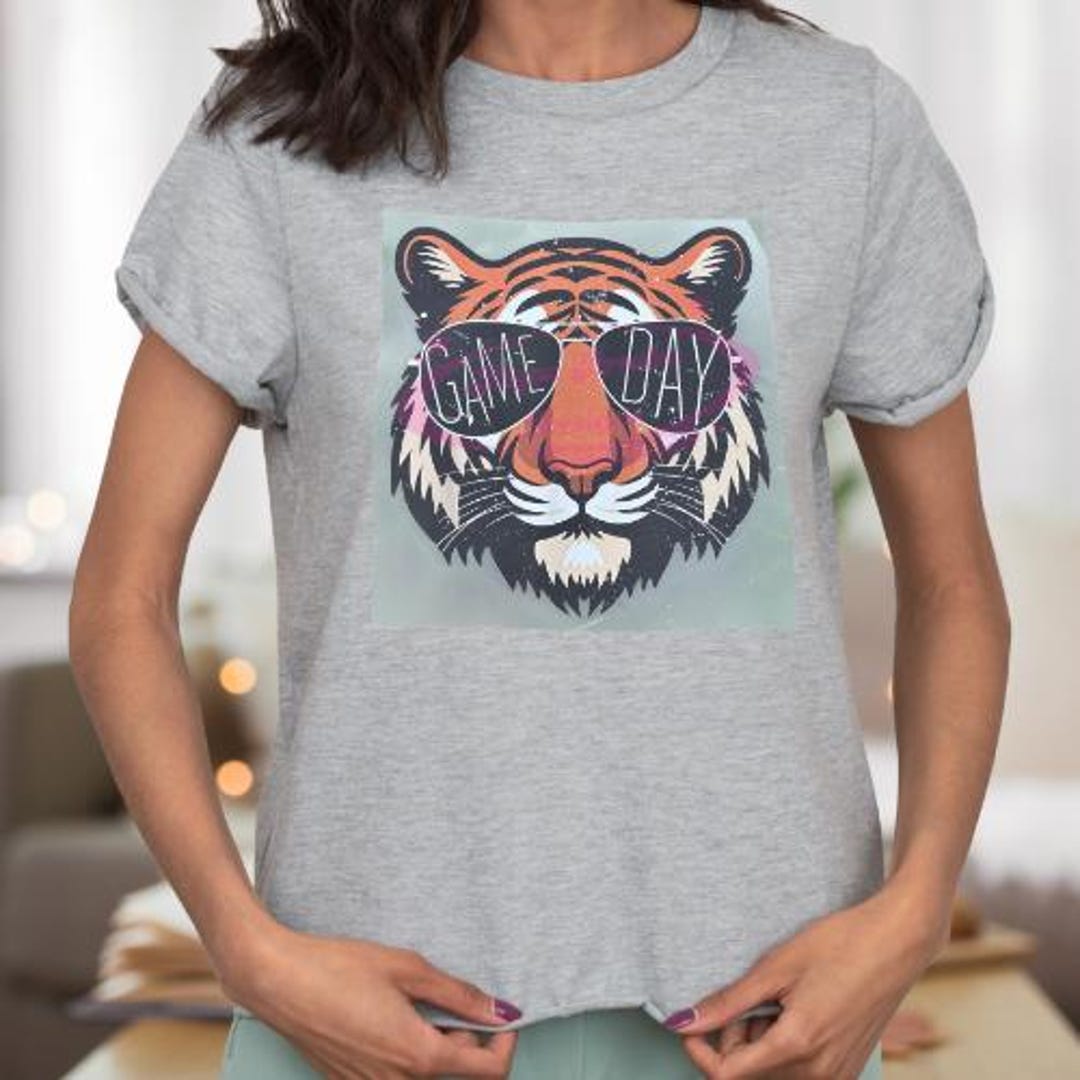 Game Day Tiger Heat Transfer - Etsy