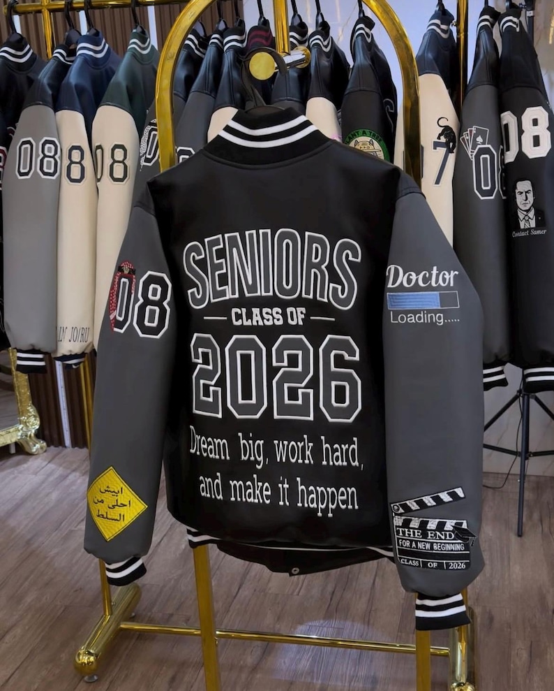Custom Full Leather Varsity Jacket | Personalized High School Letterman ...
