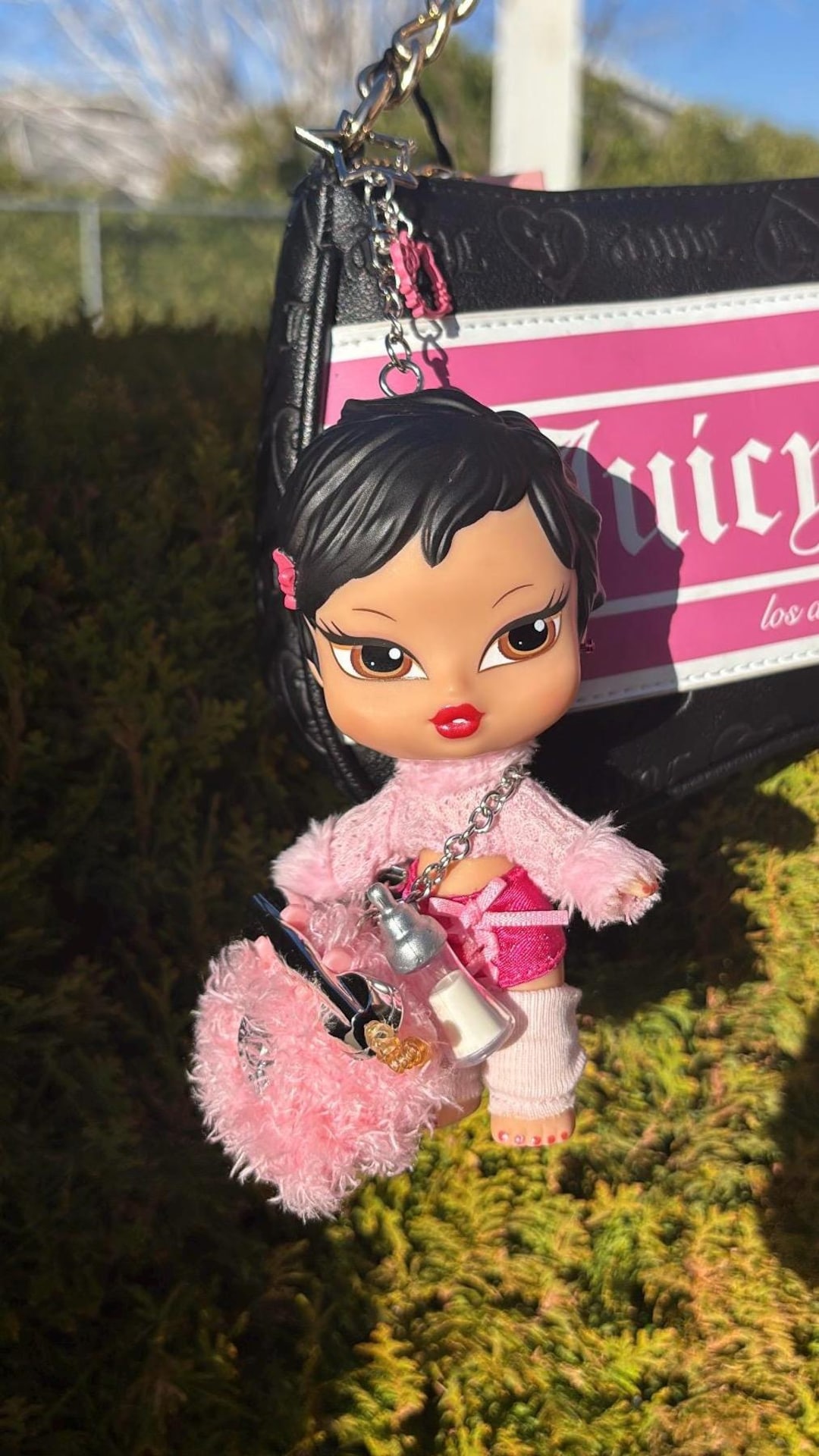 Bratz Babyz Keychain Jade Doll Runways W Fluffy Phone Bag Charm ...