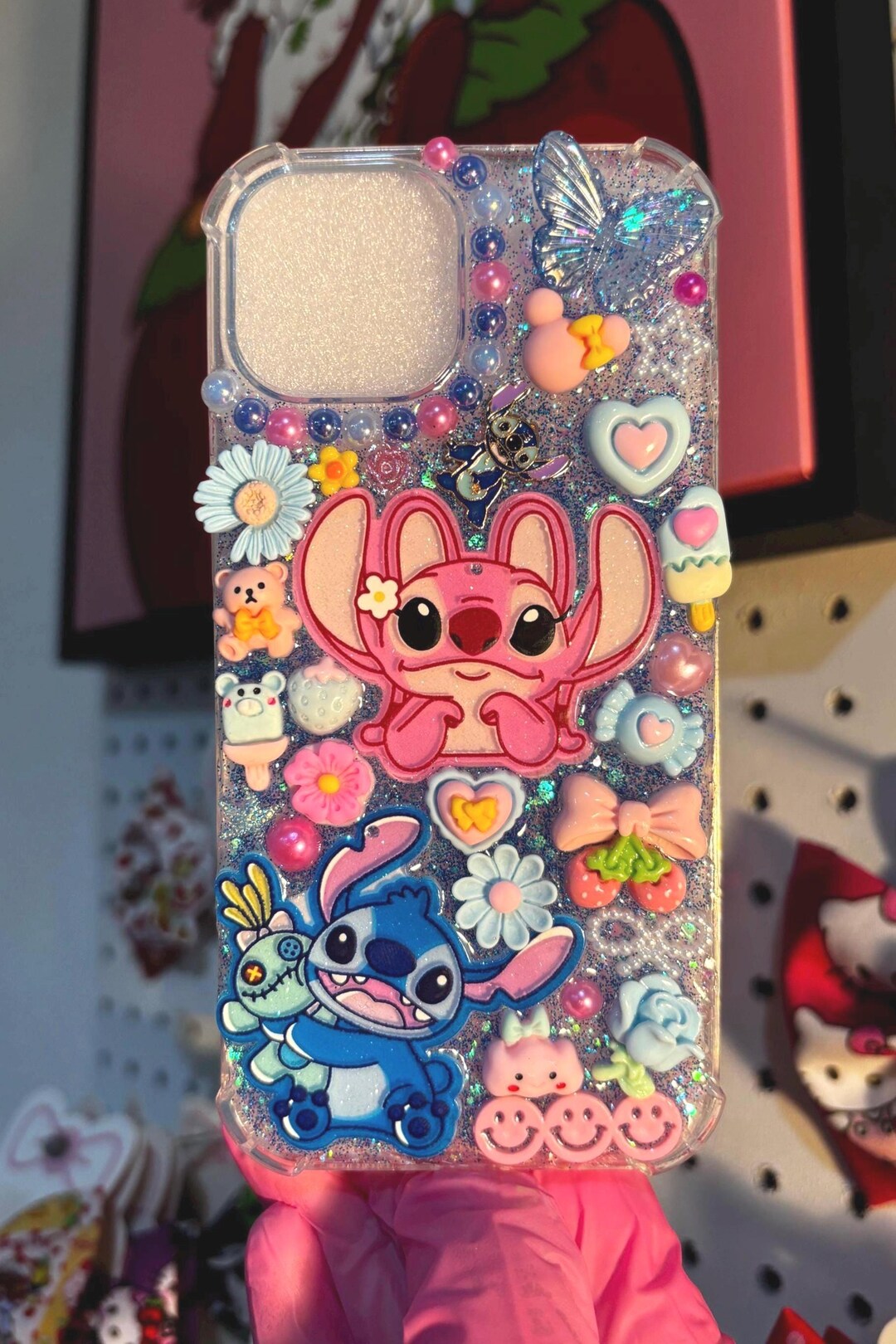 Stitch and Angel Phone Case for iPhone 15 - Etsy