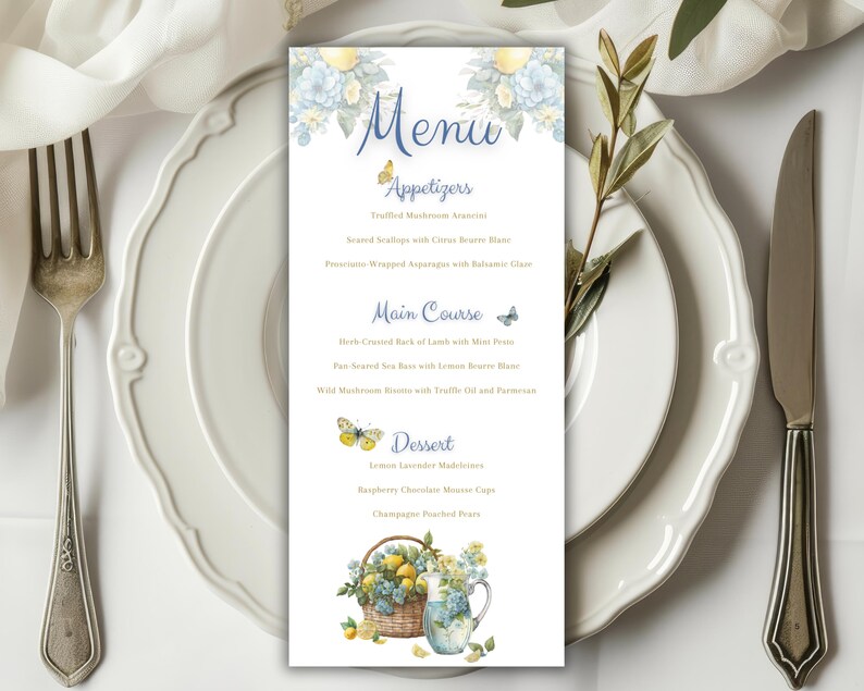 Amalfi Coast Bridal Shower Bundle: Lemon Theme (digital Download) - Etsy