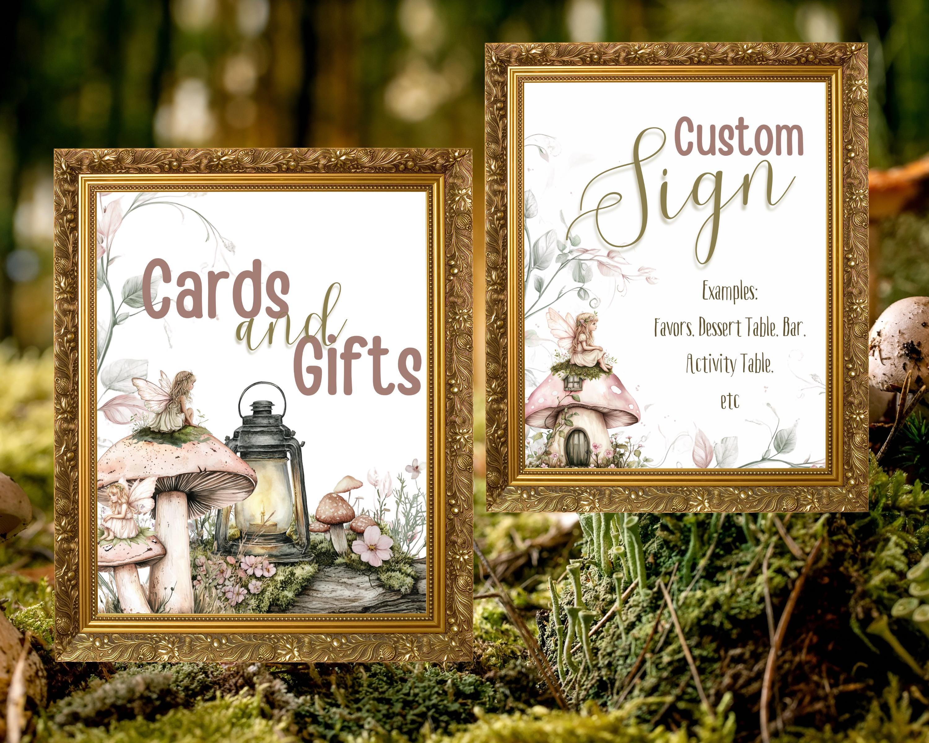 Fairy First Birthday Party Decor Bundle (digital Download) - Etsy