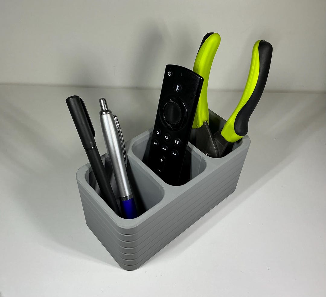 Modern Remote Holder Utility 3d Printed Storage Container - Etsy