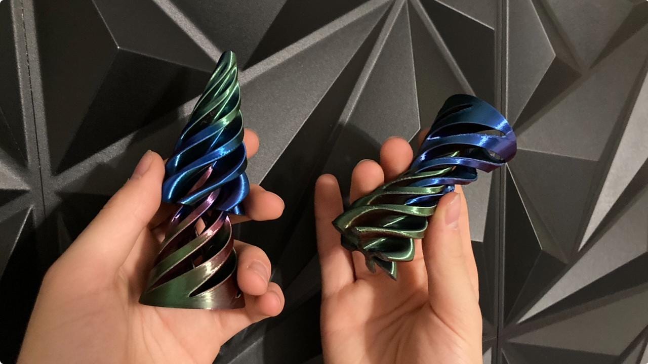 3D Printed Spiral Vortex Cone Fidget Toy, Hands-on Stress and Anxiety ... 3D Printed Spiral Vortex Cone Fidget Toy, Hands-on Stress and Anxiety ...