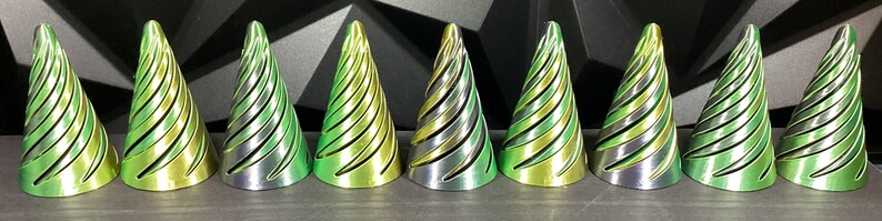 3D Printed Spiral Vortex Cone Fidget Toy, Hands-on Stress and Anxiety ...