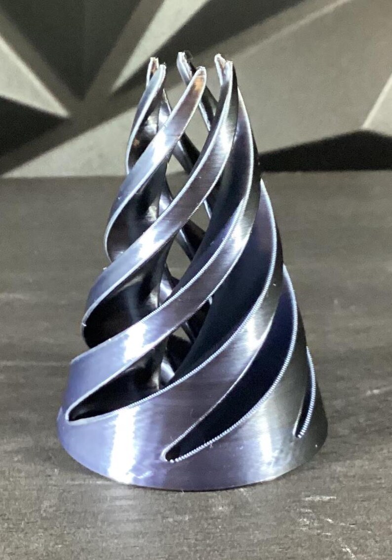 3D Printed Spiral Vortex Cone Fidget Toy, Hands-on Stress and Anxiety ...