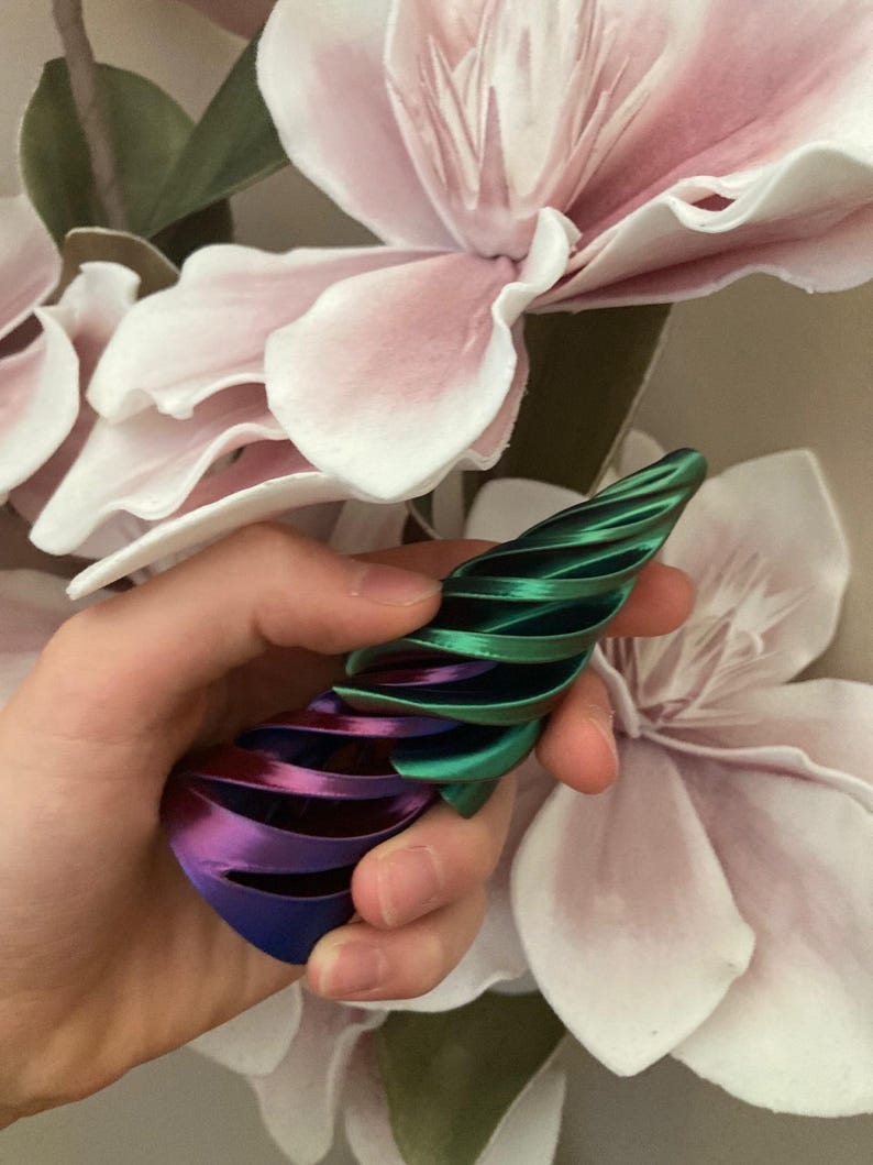 3D Printed Spiral Vortex Cone Fidget Toy, Hands-on Stress and Anxiety ...