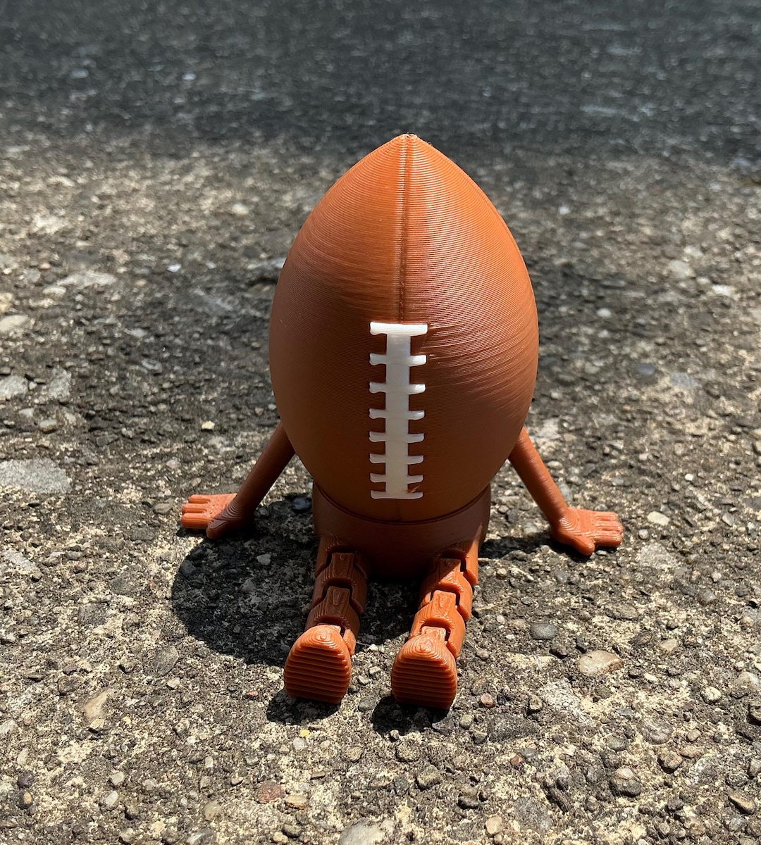 3d Printed Football Buddy Desk Toy - Etsy
