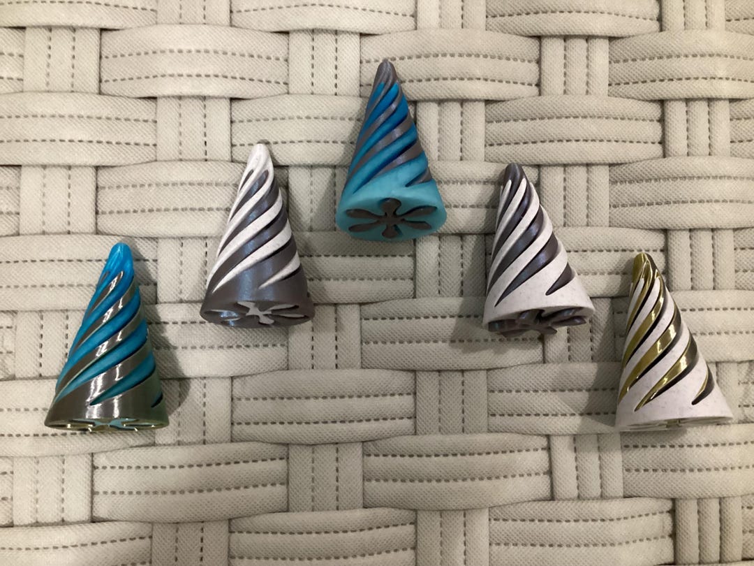 3d Printed Spiral Vortex Cone Hands on Custom Colors - Etsy