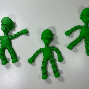3d Printed Fidget Mario and Luigi Articulated Flexi Toys - Etsy