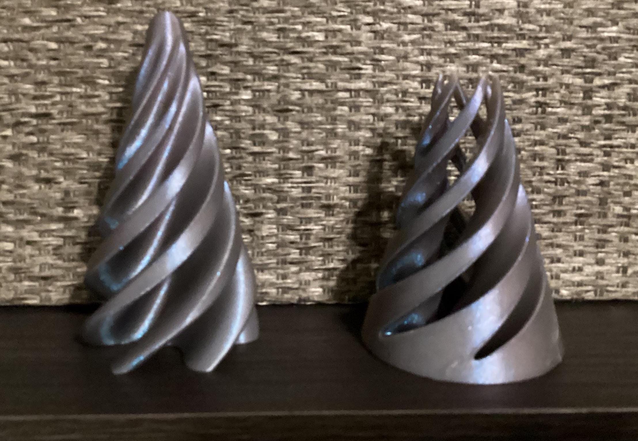 3D Printed Spiral Vortex Cone Fidget Toy, Hands-on Stress and Anxiety ...