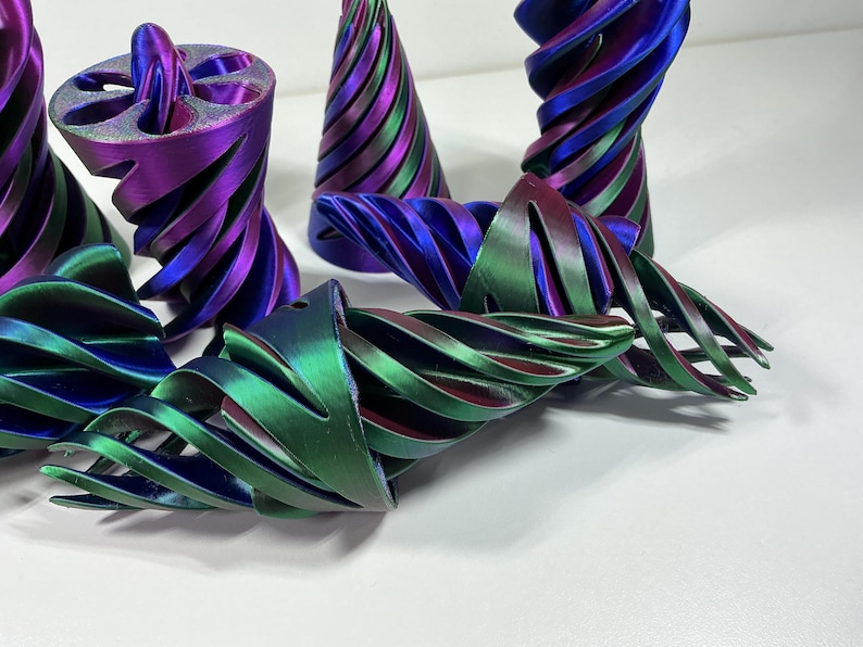 3D Printed Spiral Vortex Cone Fidget Toy, Hands-on, Multi-color - Etsy