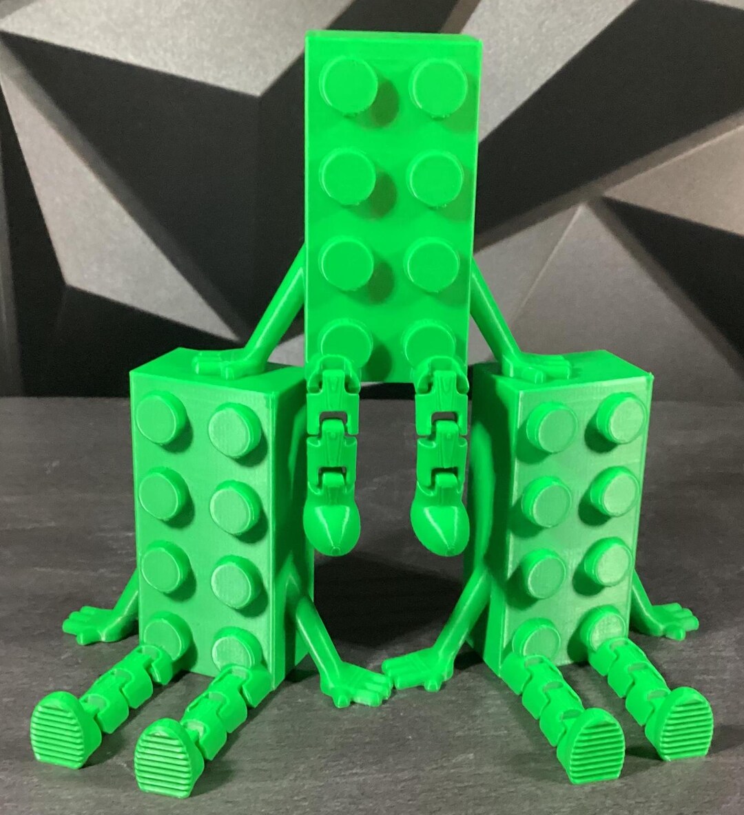 3d Printed Brick Buddy Fun and Cool Articulated Legs - Etsy