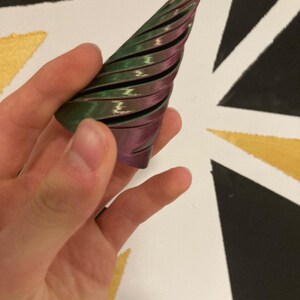 3D Printed Spiral Vortex Cone Fidget Toy, Hands-on Stress and Anxiety ...