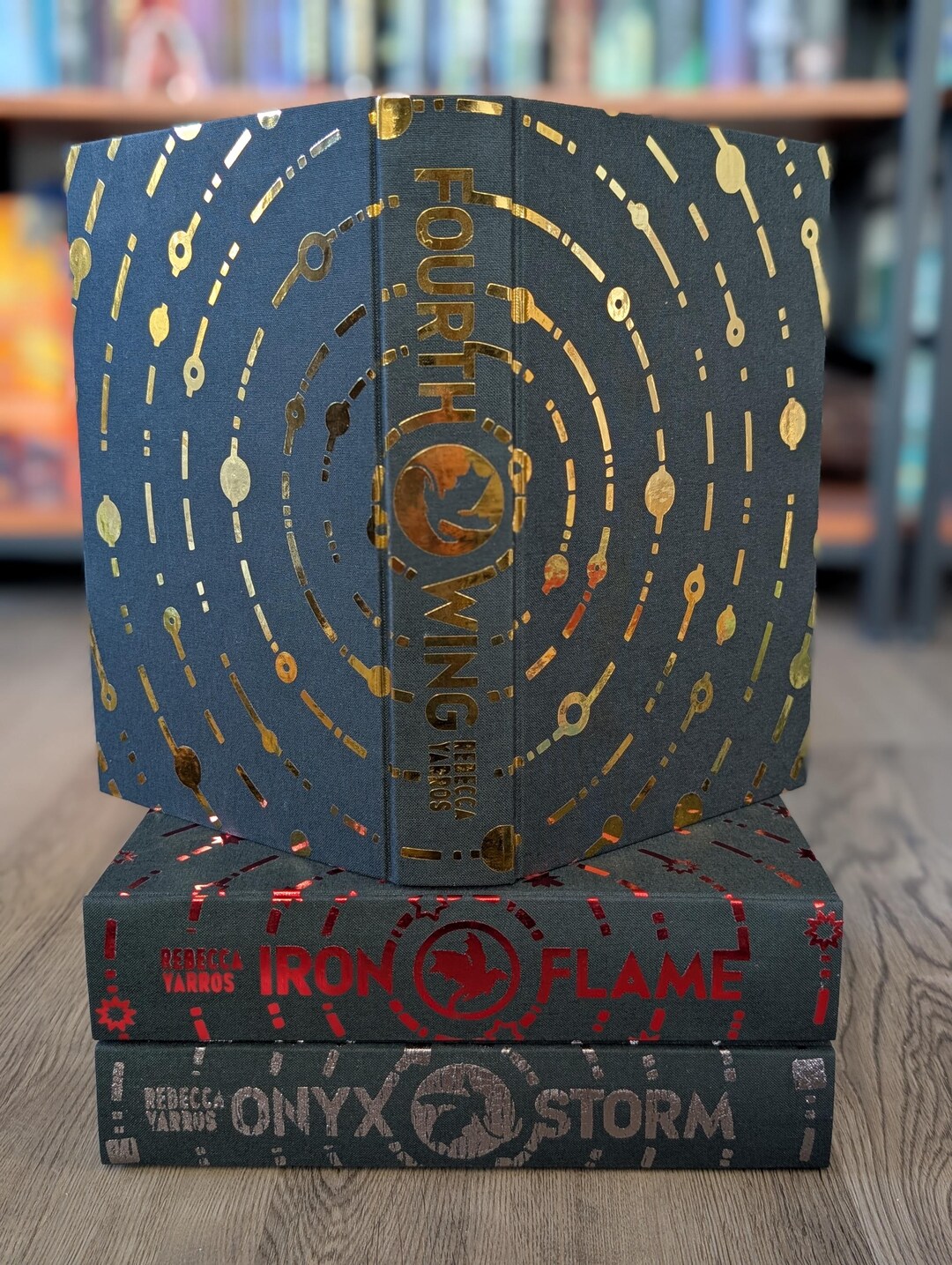 Hand Rebound Empyrean Series Book Set – Fourth Wing, Iron Flame, Onyx ...