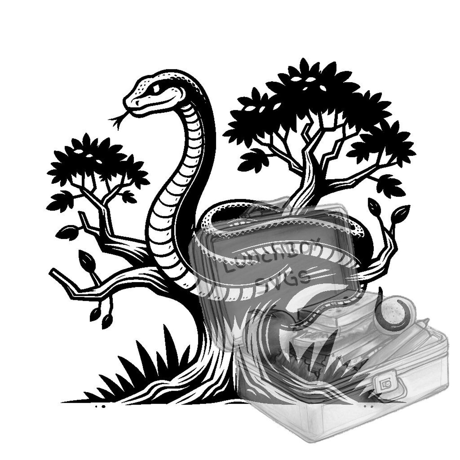 Serpent in the Tree Bible Scene SVG Bundle - Etsy