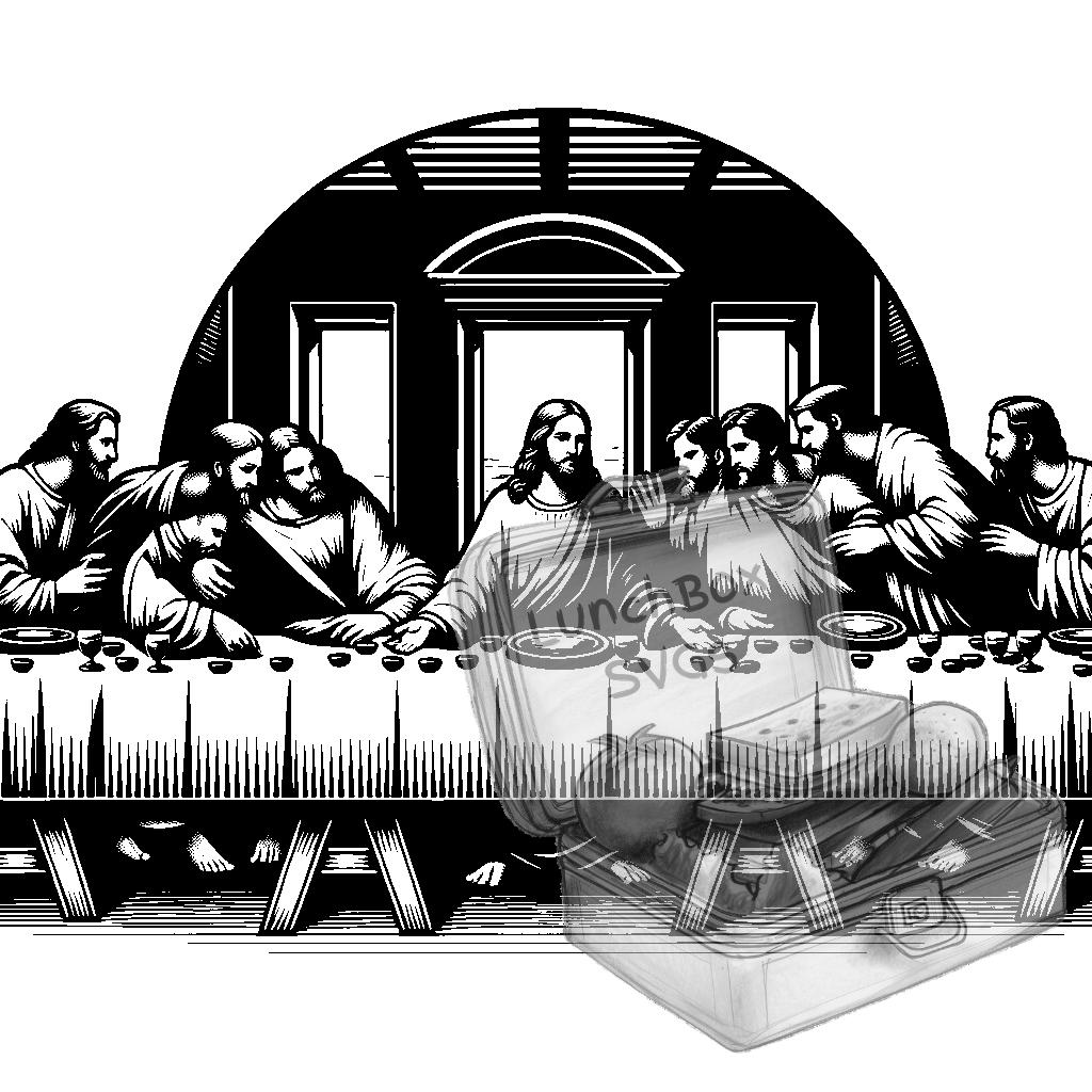 Last Supper With Disciples Scene SVG Bundle - Etsy