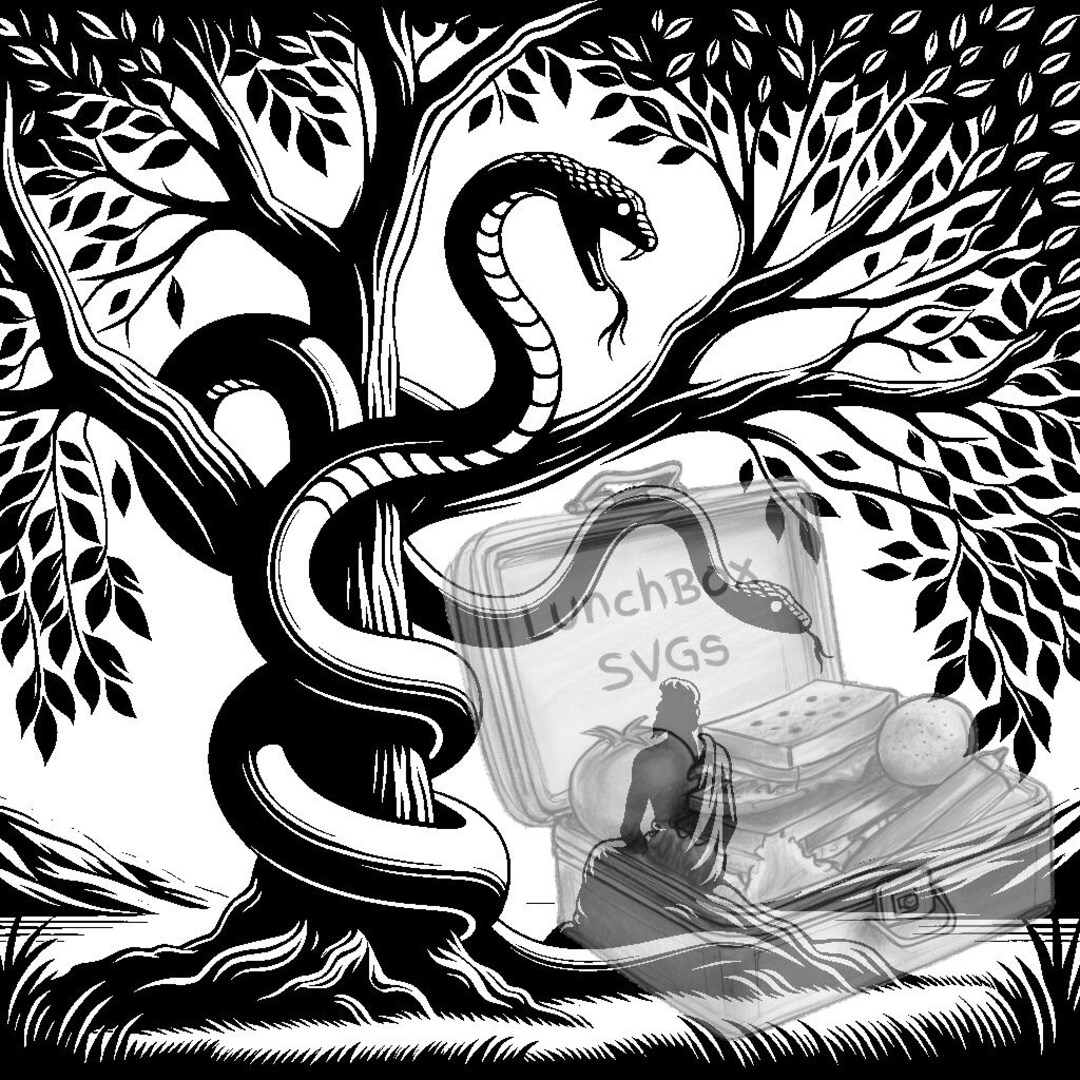 Serpent in the Tree Bible Scene SVG Bundle - Etsy