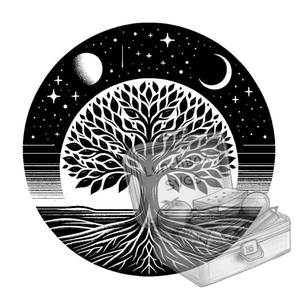 Tree of Life Scene SVG Bundle - Etsy