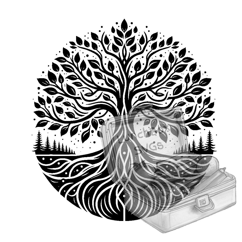 Tree of Life Scene SVG Bundle - Etsy