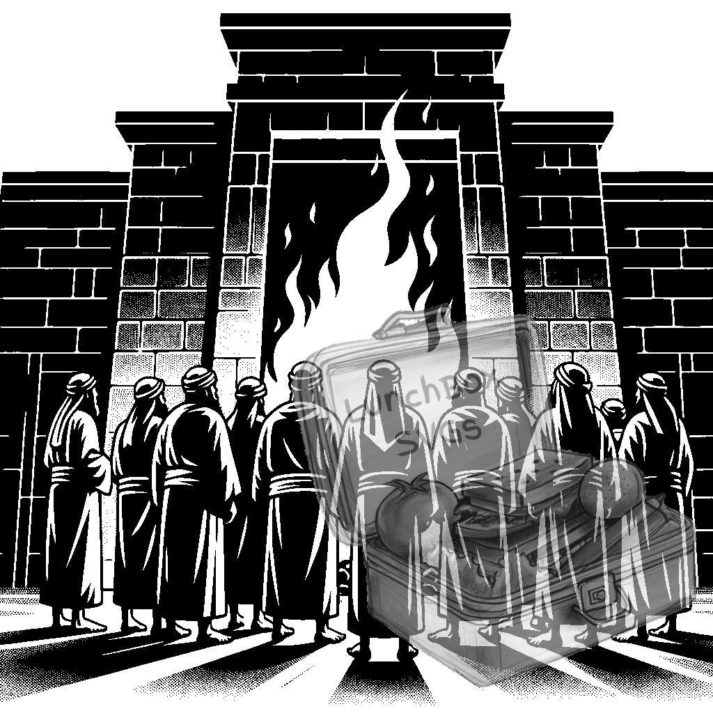 The Fiery Furnace Bible Scene SVG Bundle - Etsy