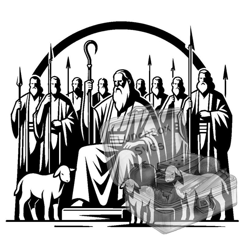 The Golden Calf and Moses Scene SVG Bundle - Etsy