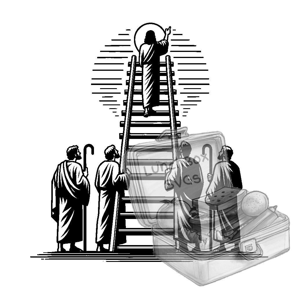 Jacobs Ladder Bible Scene SVG Bundle - Etsy