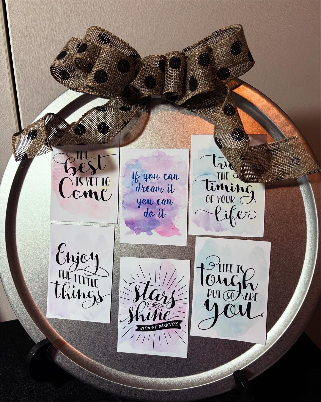 Handmade Inspirational Quote Magnets (set of 6) - Etsy