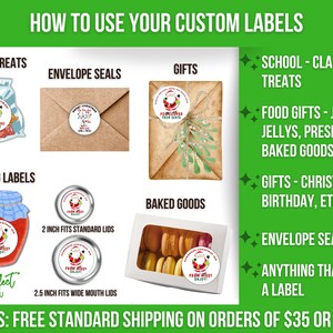 Custom Chocolate Label From the Kitchen of Label Hot Chocolate Canning ...