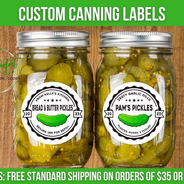 Canning Jar Labels - Etsy