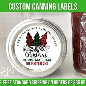 Custom Christmas Gift Label Personalized Christmas Gift Party Favor ...