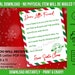 DIY Letter From Santa Printable Instant PDF Download Letter From Santa ...
