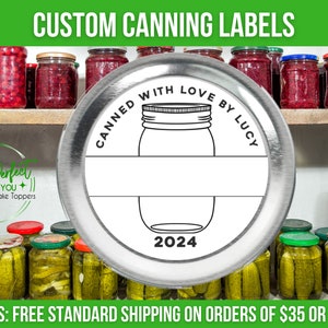 Homestead Canning Label From the Kitchen of Sticker Custom Food Gift ...