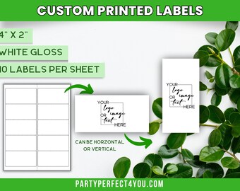Logo Sticker Label Template - Etsy