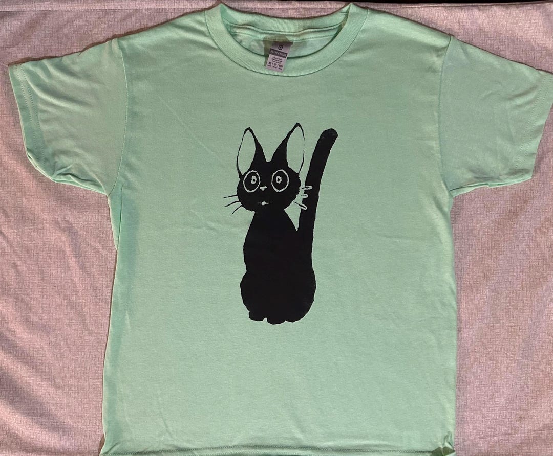 Japanese Jiji the Cat T-SHIRT - Etsy