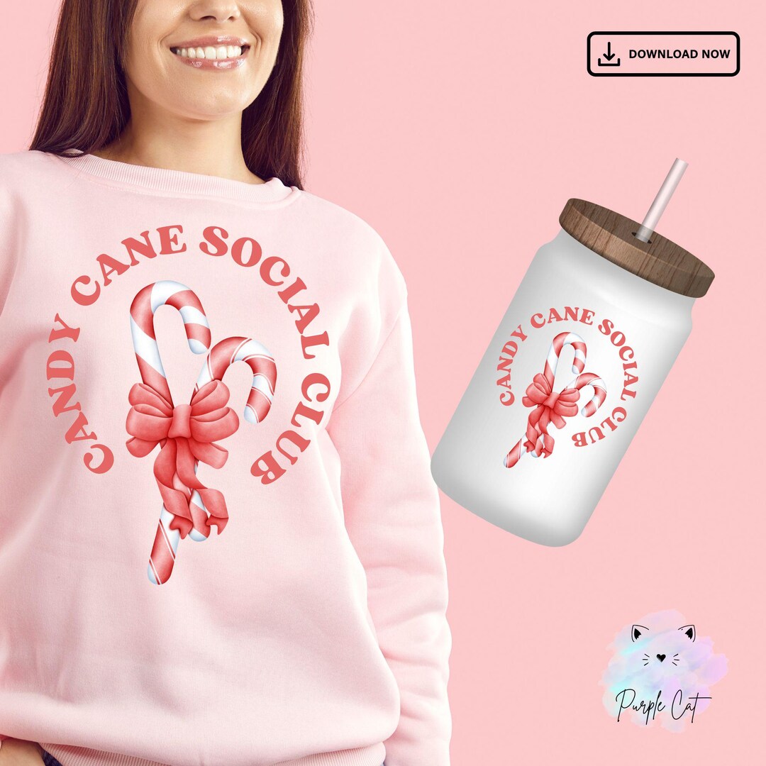 Candy Cane Png, Candy Cane Social Club Png, Christmas Sweets Png ...