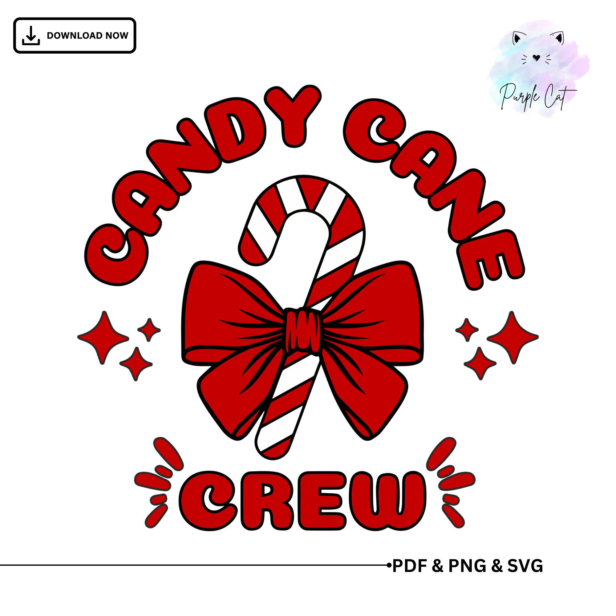 Candy Cane Png, Candy Cane Svg, Candy Canes Crew Png, Candy Cane Crew ...