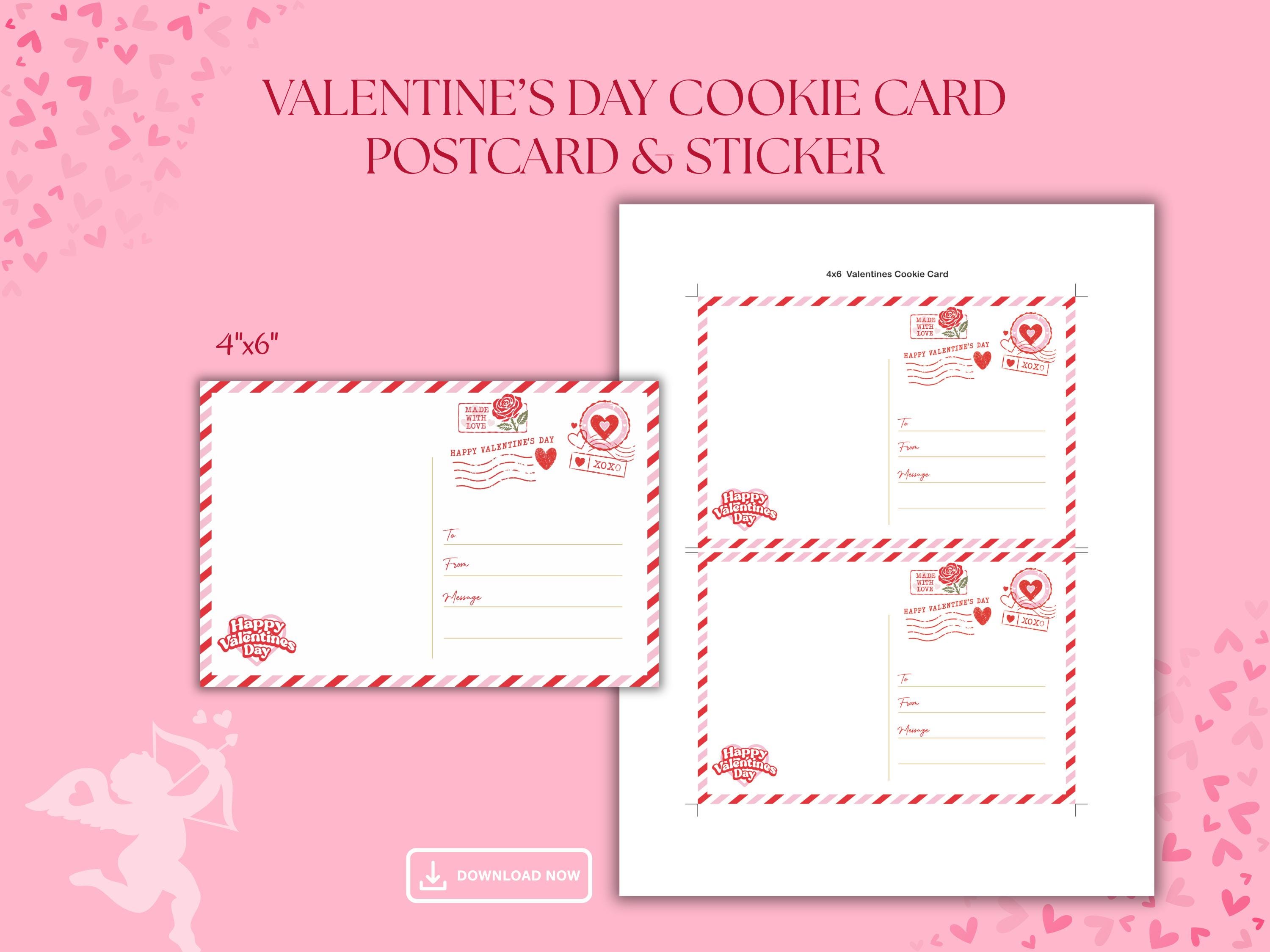 Valentine’s Postcards: Printable Sweet Valentine Card (digital Download ...