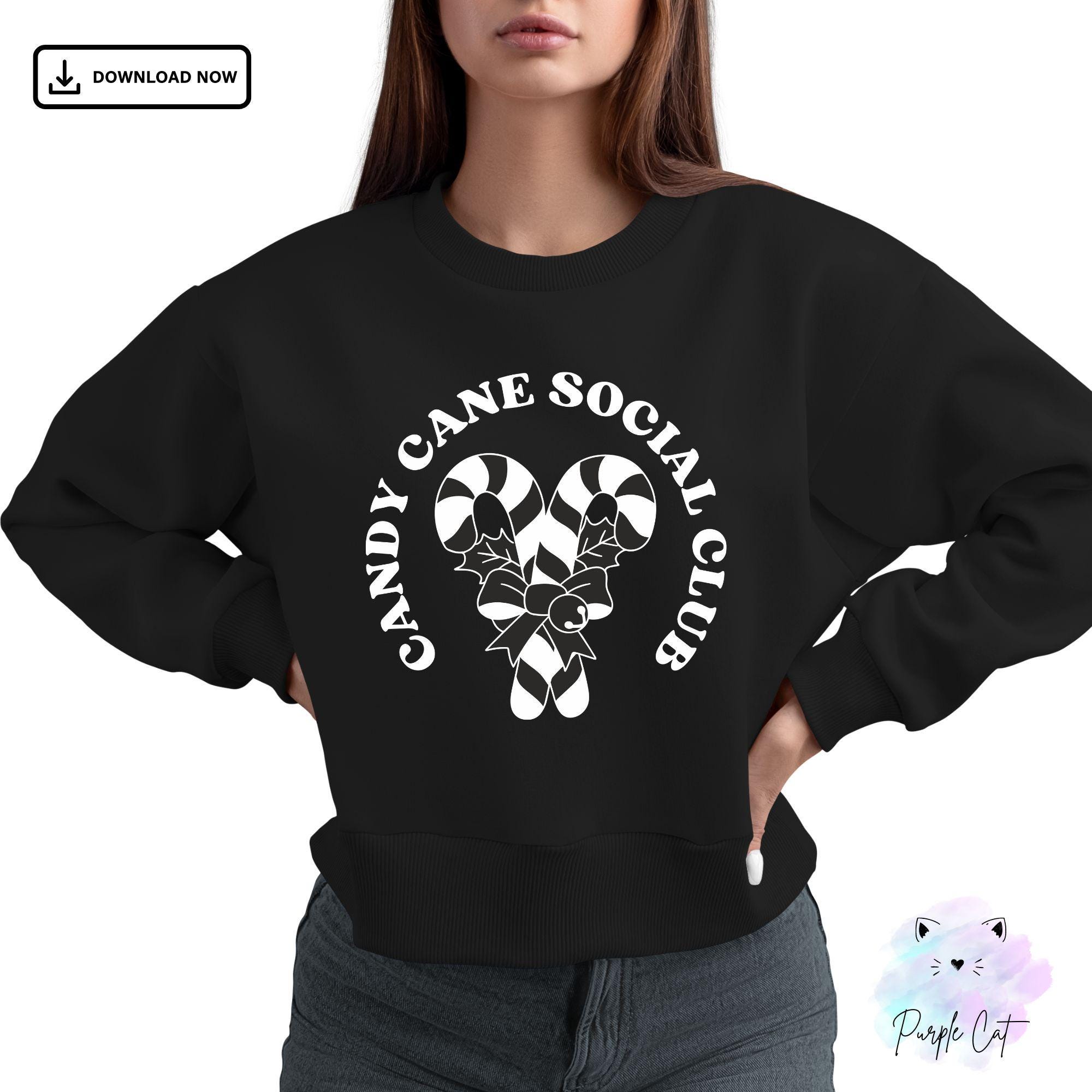 Candy Cane Png, Candy Cane Svg, Candy Cane Social Club Svg, Candy Canes ...