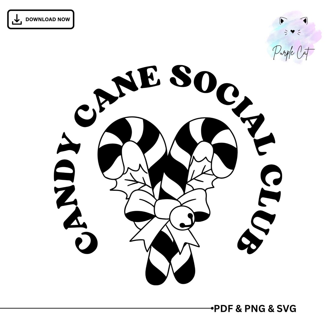 Candy Cane Png, Candy Cane Svg, Candy Cane Social Club Svg, Candy Canes ...