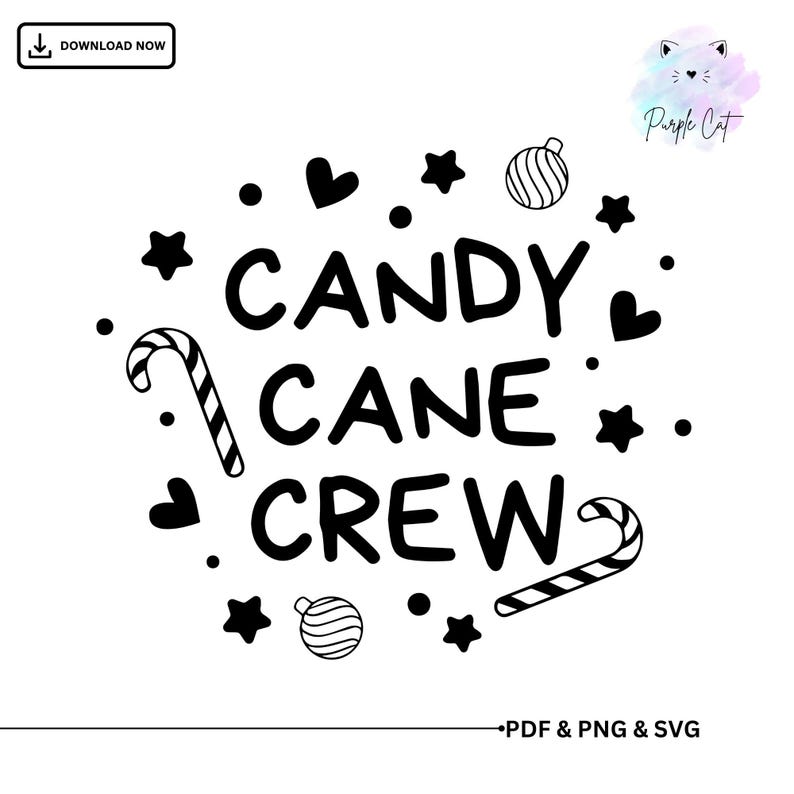 Candy Cane Png, Candy Cane Svg, Candy Cane Crew Png, Candy Cane Crew ...