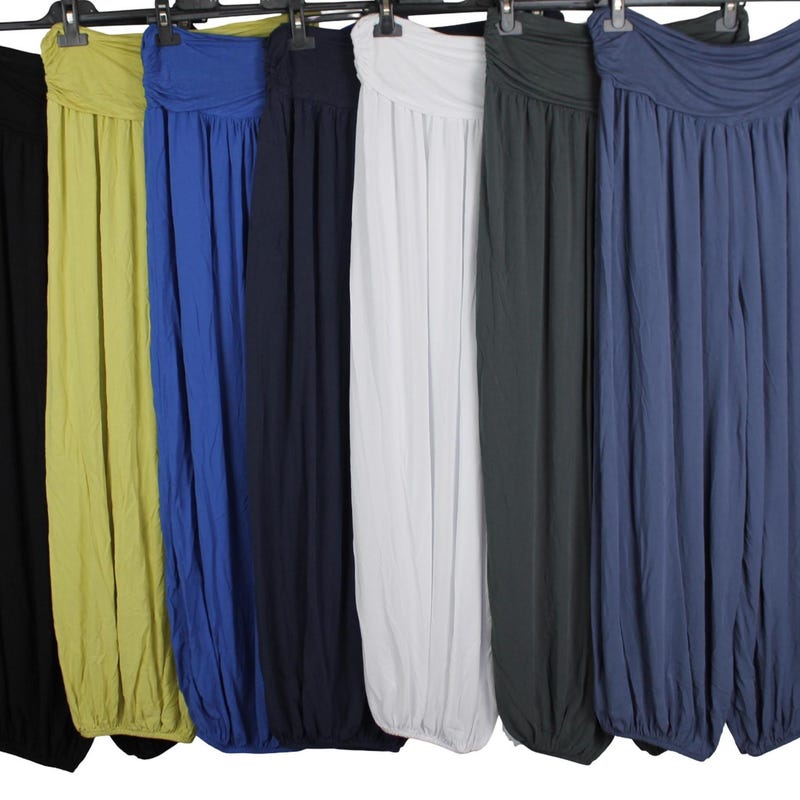 Women Plain Harem Pants - Etsy UK