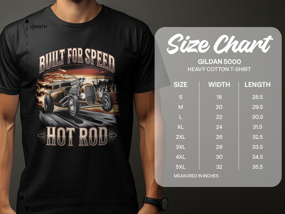 Vintage Hot Rod T-shirt Built for Speed Classic Car Graphic Tee Retro ...