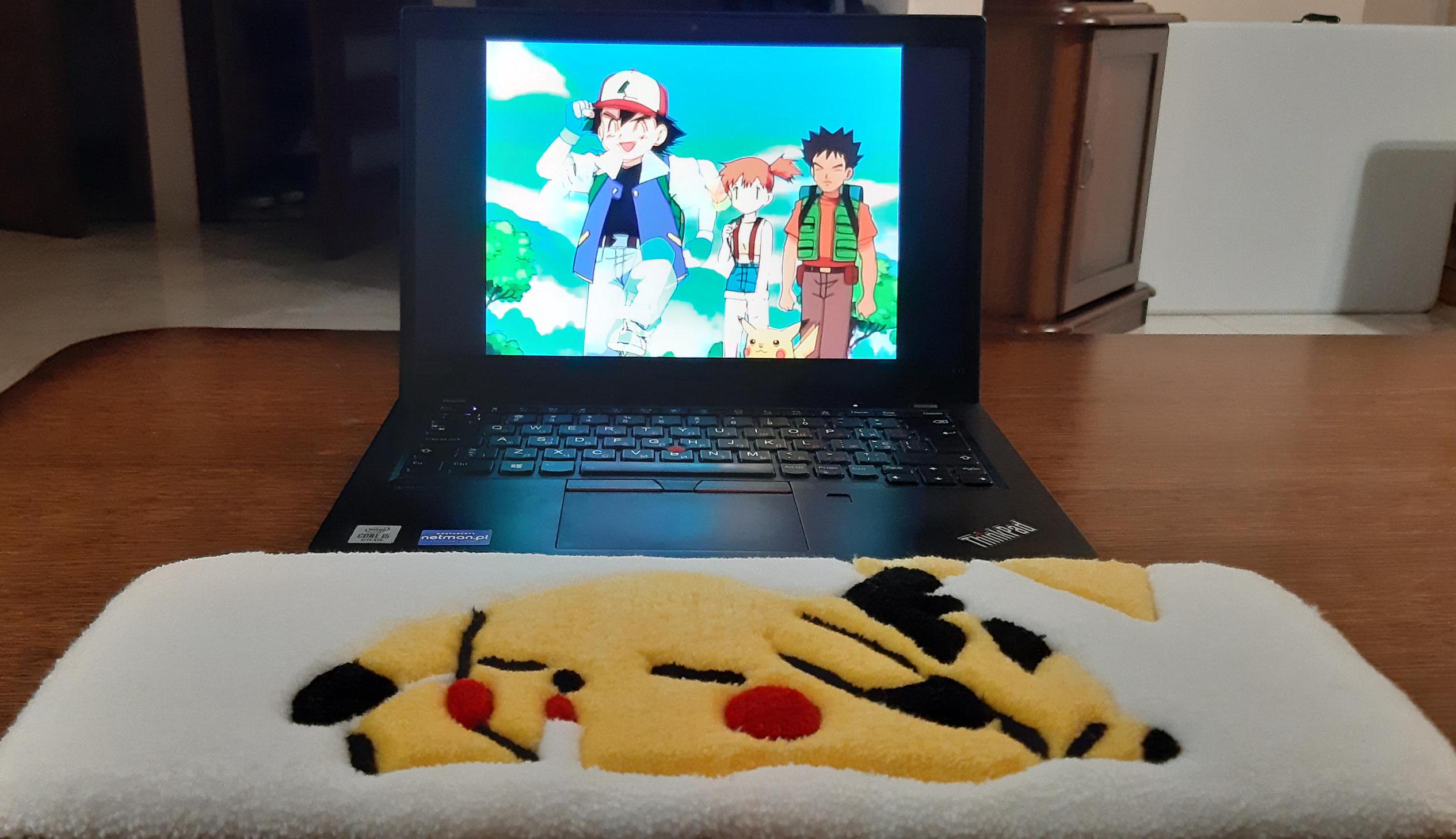 Keyboard Pikachu Fluffy Rug - Ideal Gift for Gamers, IT, IT Specialists ...