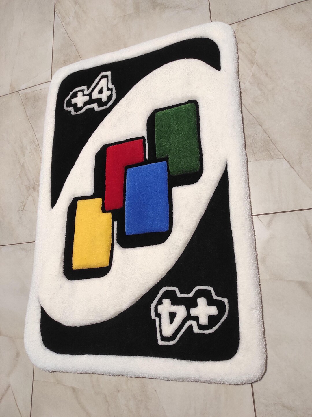 UNO Card Tufted Rug Perfect Gift for Game UNO Lovers, Unique Home Decor ...