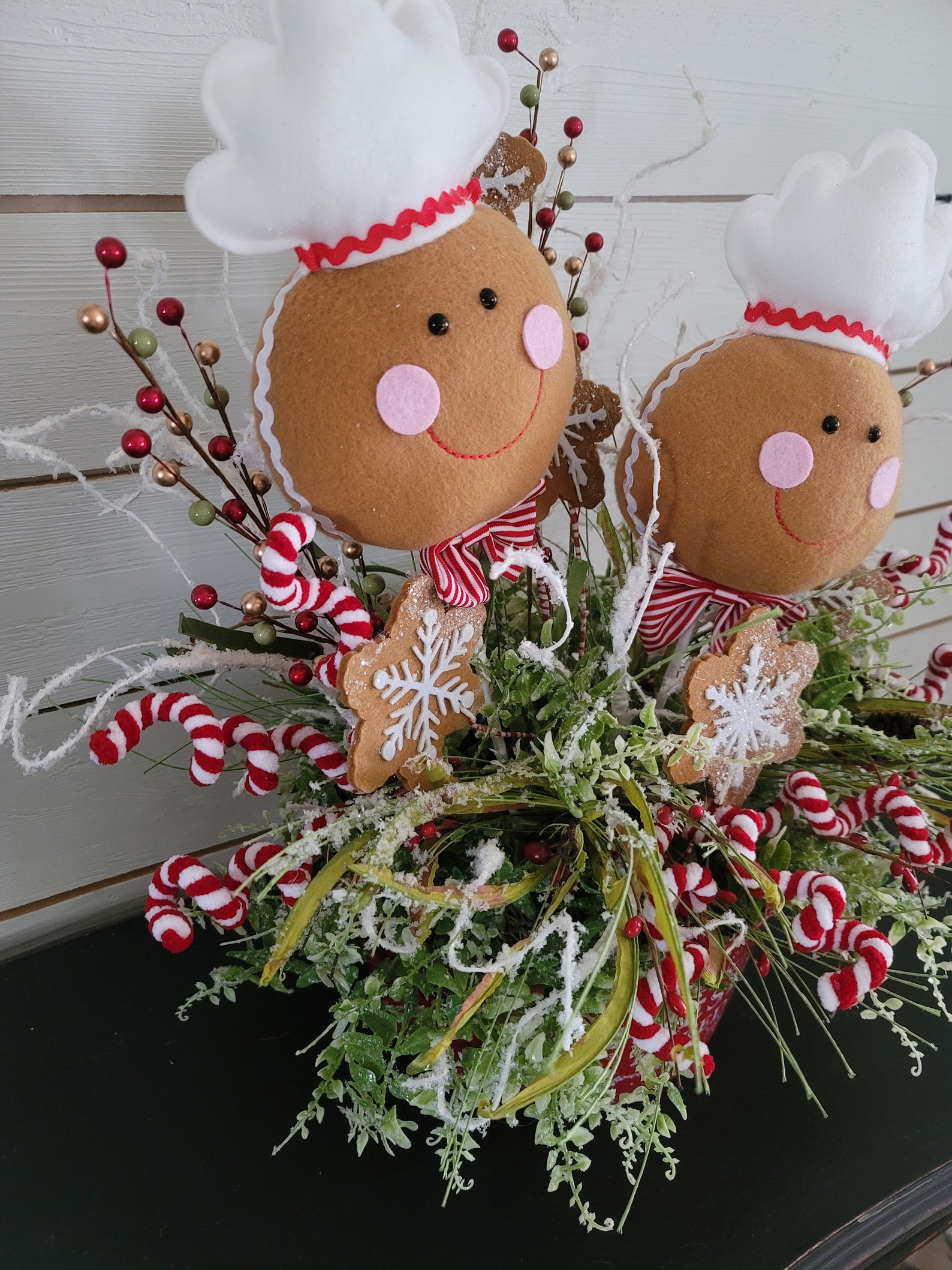 Gingerbread Centerpiece, Gingerbread Decor, Christmas Decor, Christmas ...
